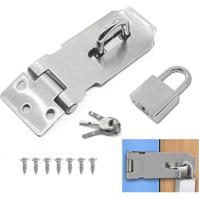 Moraillon De Cadenas De Porte Serrure À Moraillon En Acier Inoxydable ...