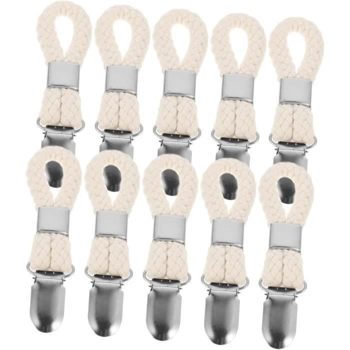 10Pcs Torchon Pince À Corde En Coton Chaise Robuste Épingle À Linge ...