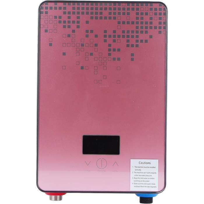 Chauffe-Eau Instantané Sans Réservoir, Chauffe-Eau Électrique Avec Écran Led Et Pommeau De ...