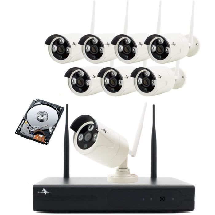 Gorillatech Système De Caméra De Surveillance Sans Fil Hd 960P Avec ...