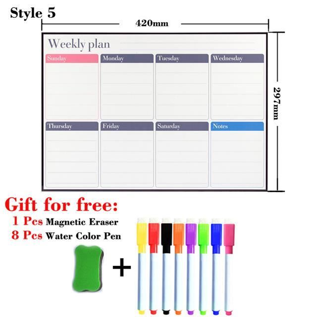 Tableau blanc,JHB05--Tableau Blanc Magnétique Format A3 Pour ...