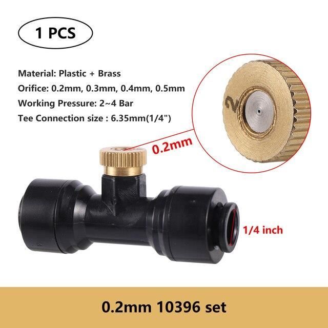 PULVERISATEUR,0.2mm set--Buse de pulvérisation en laiton, Kit pour système de refroidissement ...
