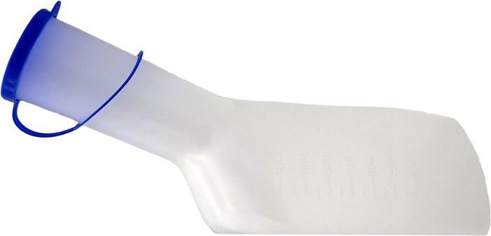 Kit urinaire avec un flacon à urine de 1 L pour homme + 1 support pour ...