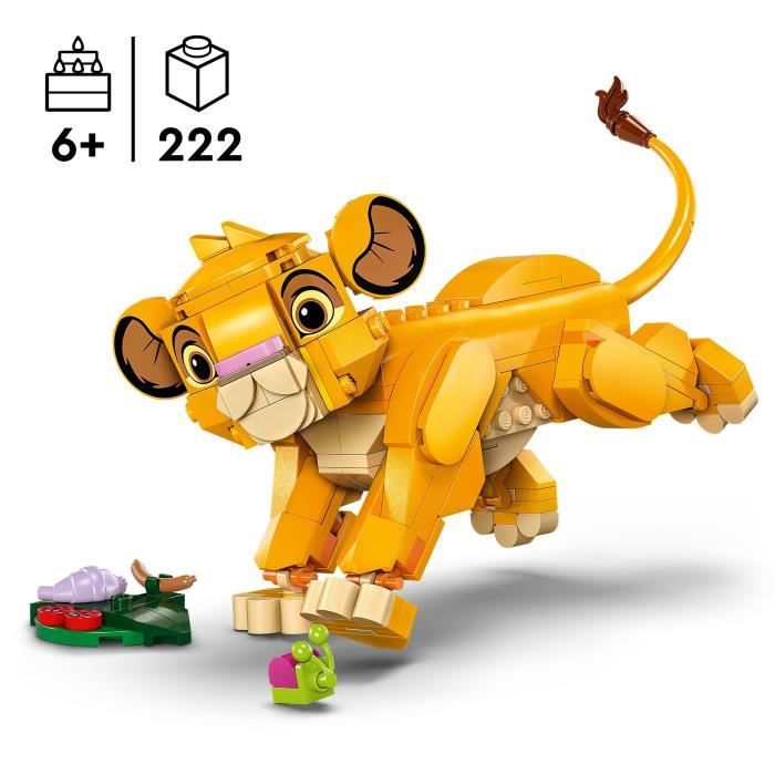 LEGO® ǀ Disney 43243 Simba, le bébé du Roi lion, jouet de construction ...