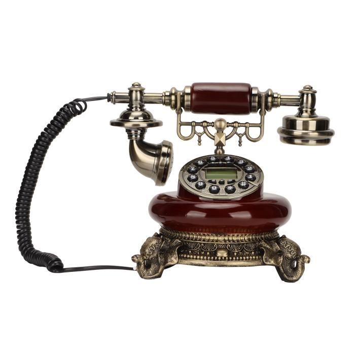 Téléphone fixe rétro de style européen Téléphone Rétro de Style ...
