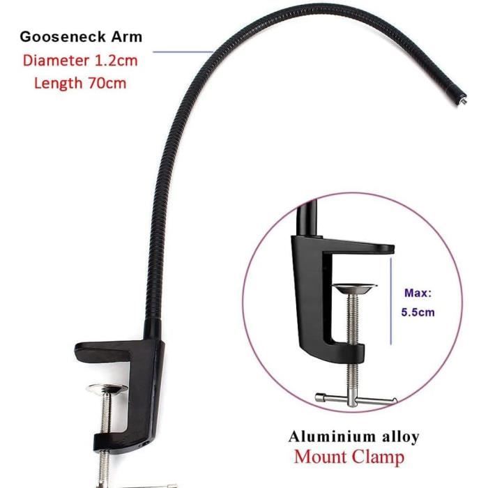 Webcam Support 27" Col De Cygne Réglable Pour Webcam Logitech C925E ...