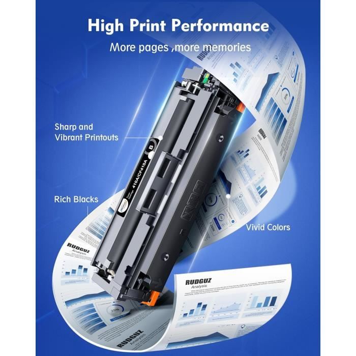 Toner 410A Compatible Avec Hp 410X 410A Cf410A Cf410X Cf411A Cf412A ...