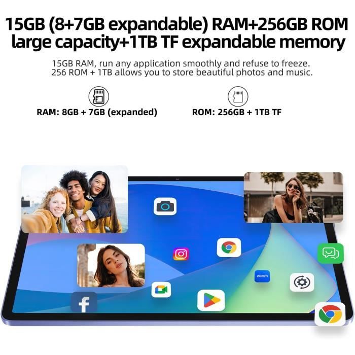 T10 Pro Tablette, 10.1 Inch Tablet 8580Mah, Violet[m1432] - Cdiscount ...