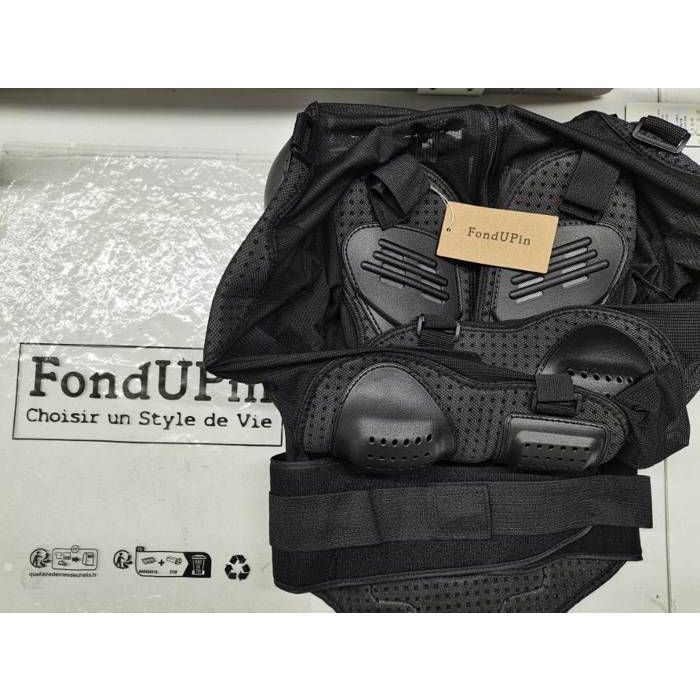 LEOCLOTHO-Veste Armure Moto Blouson Motard Gilet Protection Complète du ...