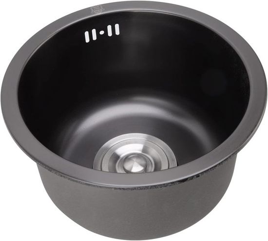 Mini Évier De Cuisine Rond En Acier Inoxydable Avec Accessoires De ...