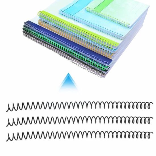Anneau de reliure en plastique - HURRISE - 30 trous - 11 mm ...