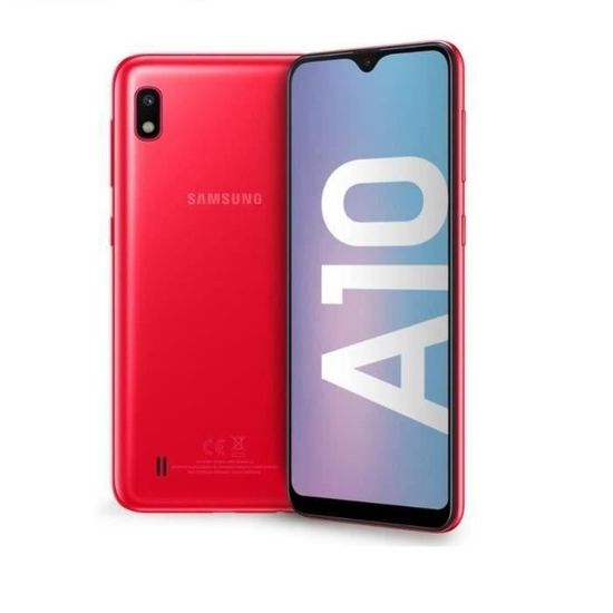 Samsung Galaxy A10 32 go Rouge - Double sim - Cdiscount Téléphonie