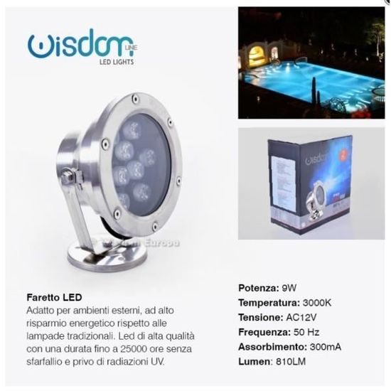Perme légère - TRADE SHOP TRAESIO - 9W LED - Vert clair et clair ...