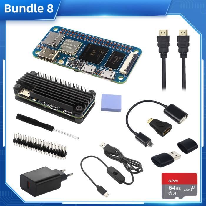 Bpi m2 zéro - Paquet 8 - Banana Pi M2 Zero Alliwnner H2 + Cortex-a7 ...