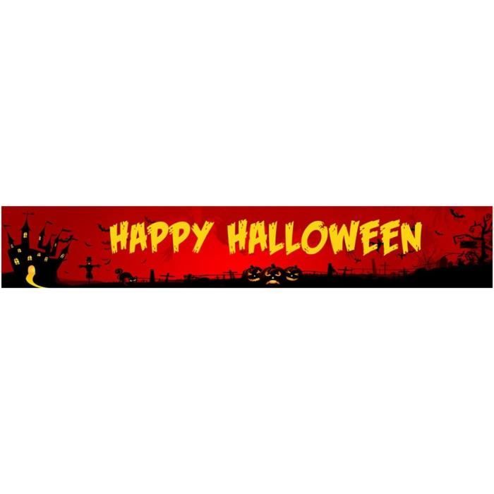 Bannières Halloween Drapeaux Décoratifs Extérieurs Bannières Fond ...