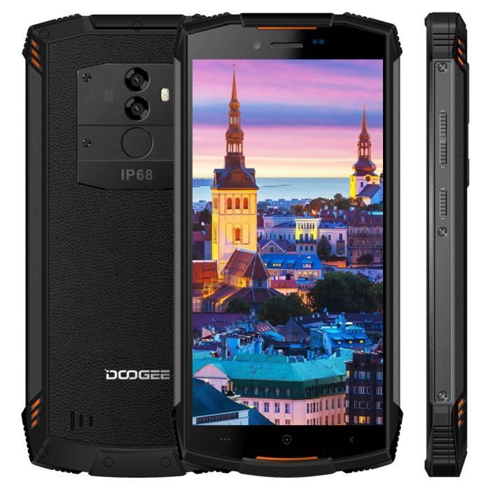 Smartphone IP68 Etanche DOOGEE S55 lite 5.5" Écran 5500mAh Batterie 16Go Téléphone portable 4G ...