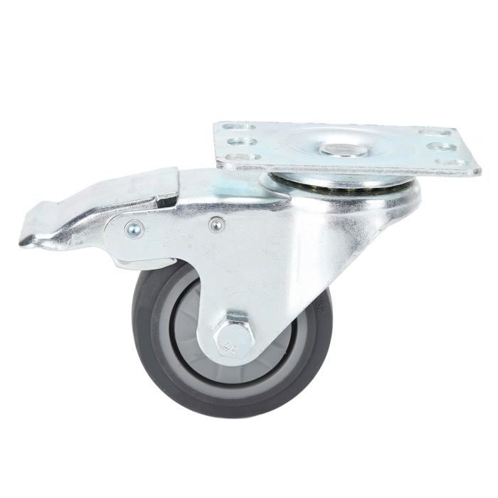 EJ.life Roue avec frein Pivotante Roue TPR Robuste Faible Bruit ...