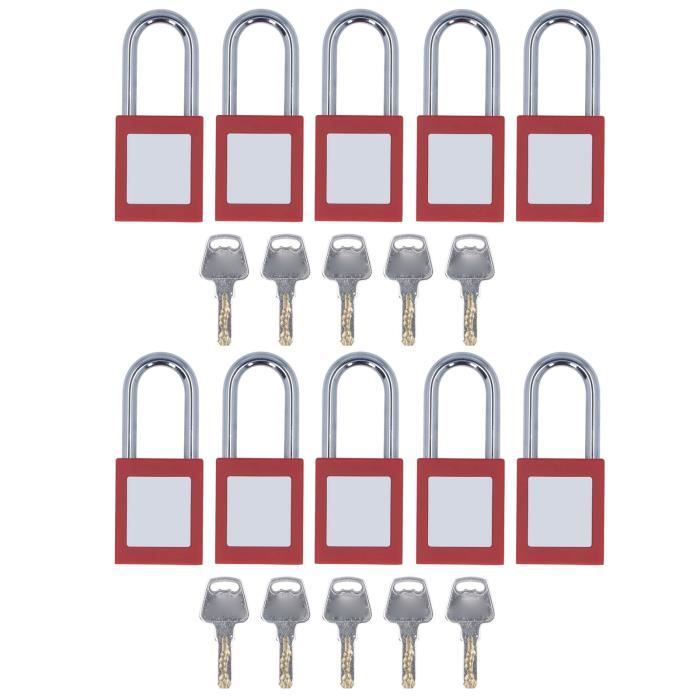 Lockout Tagout Cable Câble Antivol de Verrouillage, 10 Cadenas de ...