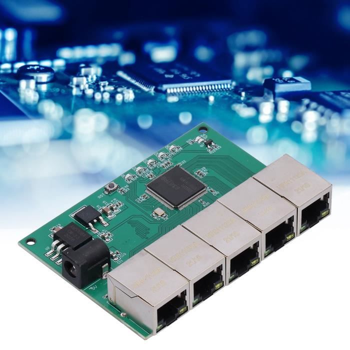 Module De Commutation Ethernet Gigabit Gototop 5 Ports Alimentation 5v Dc Fonctionnement