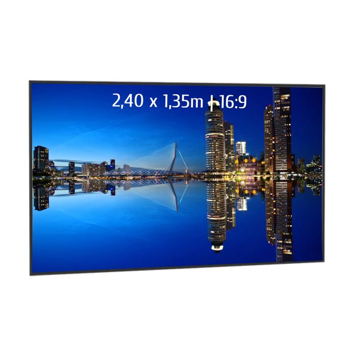 ECRANS CADRE - KIMEX - Ecran de projection sur cadre 2,40 x 1,35m ...