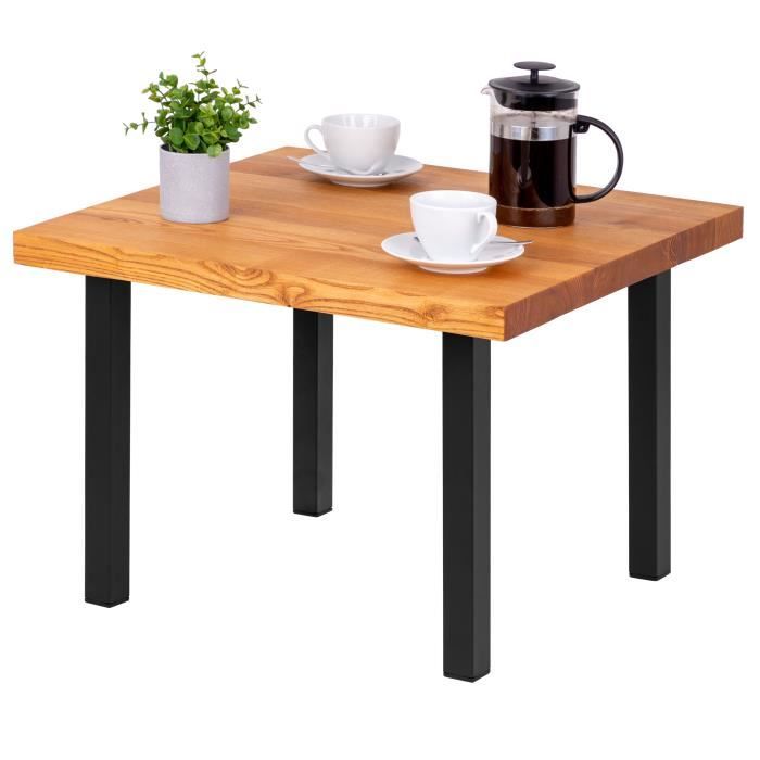 Table basse en bois LAMO - Style industriel - CLASSIC - FRÊNE FONCÉ ...