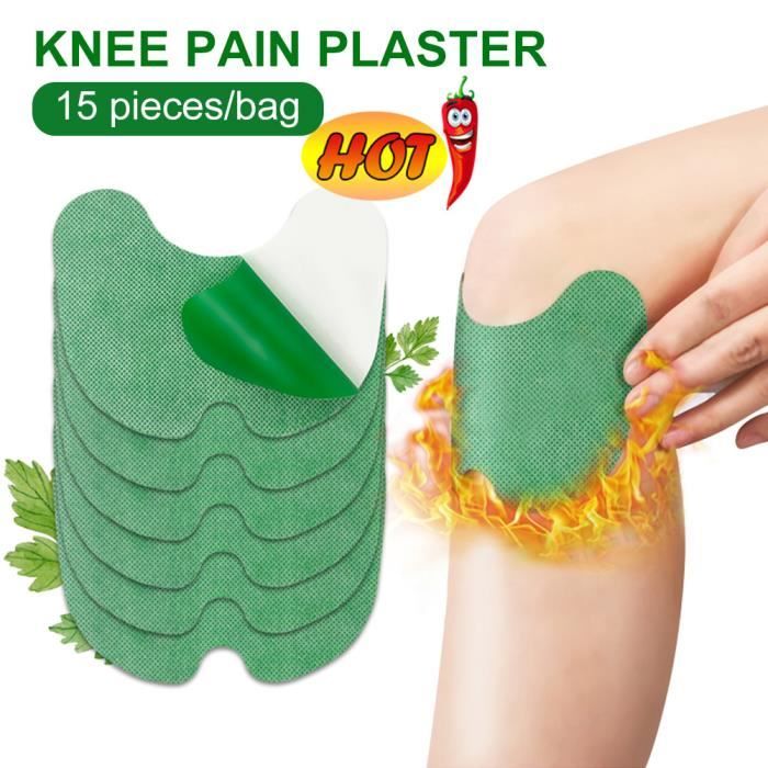 15PCS Patchs de Genou,Patch Anti Douleur Arthrose, Patch Chauffant ...