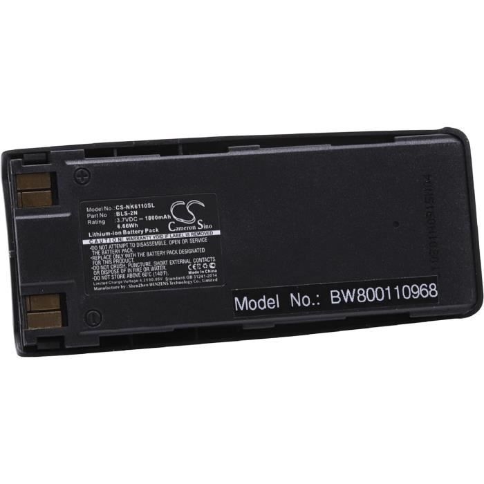 Li-Ion Batterie 1800Mah (3.7V) Pour Téléphone Portable Smartphone Nokia ...