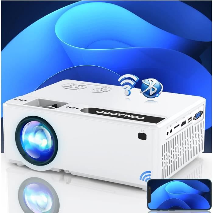 Wifi Projecteur Bluetooth 5.1 Projecteur 9800 Lumen Mini Hd Film ...