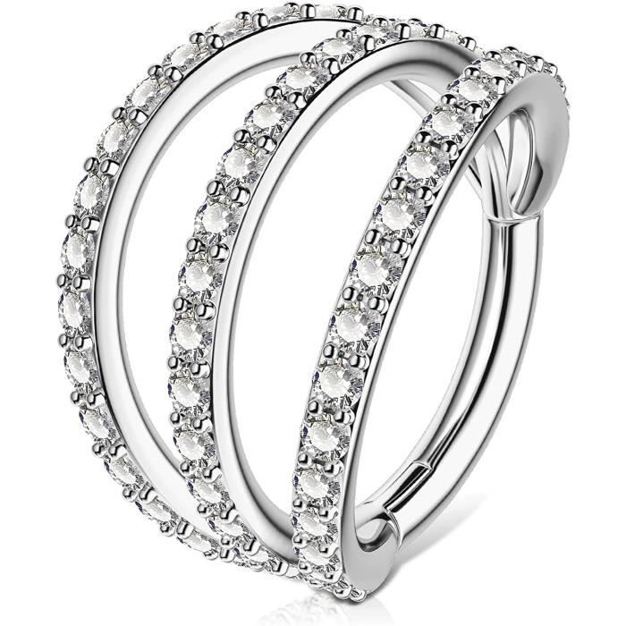 16G Piercing Hélix Hoop Acier Chirurgical 316L Piercing Oreille ...