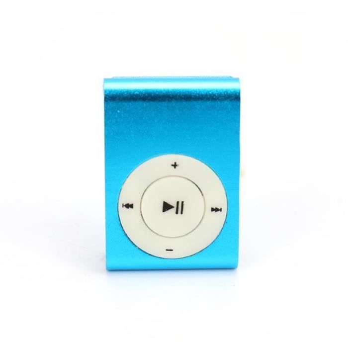 Lecteur MP3 - SURENHAP - Mini - Clip design - USB 2.0 - Couleur Bleu ...