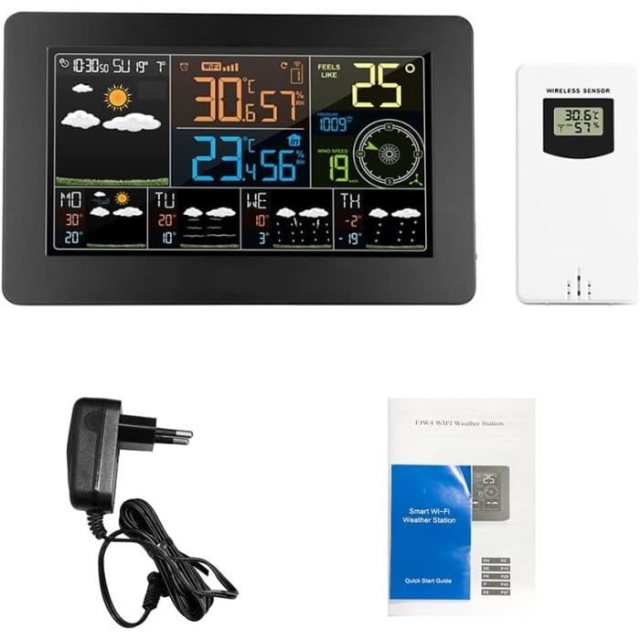 Météo Station Control Smart Météo Moniteur Intérieur Extérieur ...