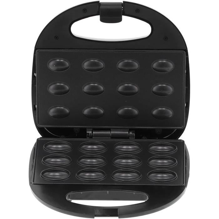 Gaufrier, Nutty Maker Abs Et Acier Inoxydable 750W Compact Pour Le ...