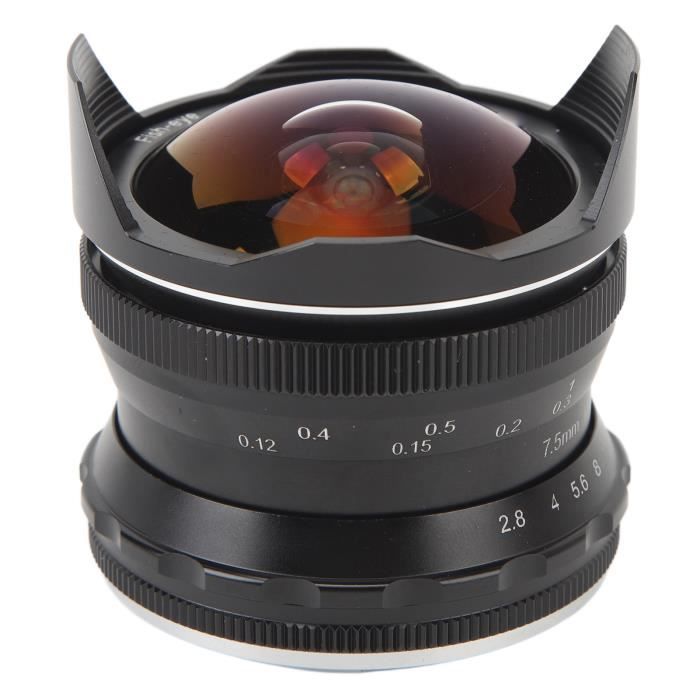 YOSOO 5 mm F2.8 Mark II Objectif Fisheye 7,5 Mm F2.8 II, Objectif Fixe ...