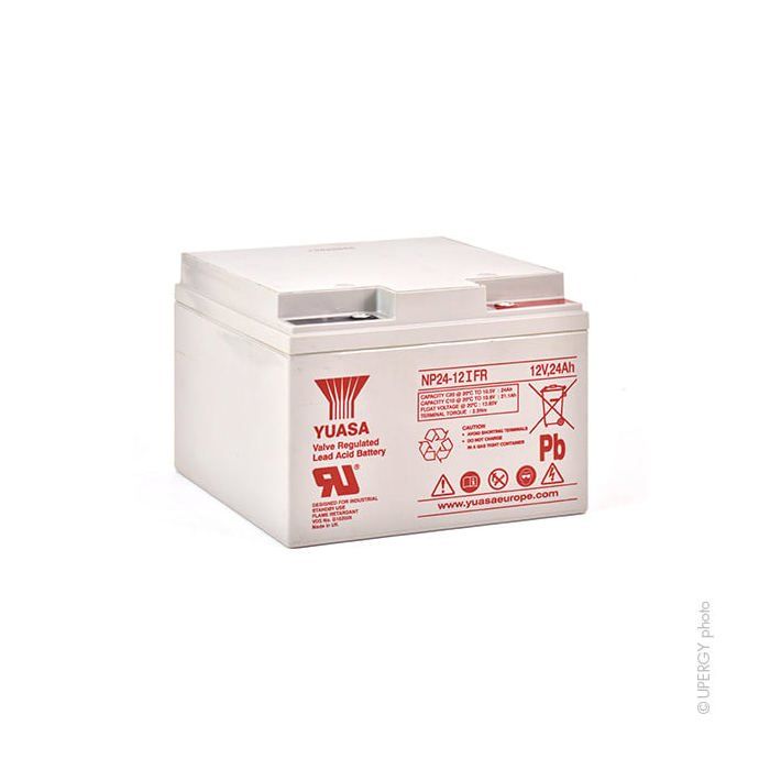Batterie plomb AGM NP24-12 IFR 12V 24Ah YUASA - Batterie(s) - Cdiscount ...