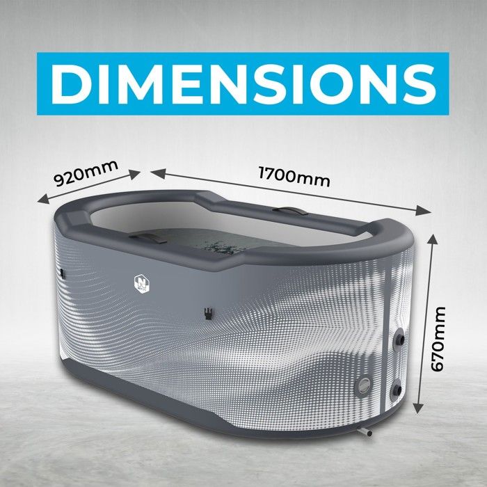 Ice Bath Netspa Jarvi Dropstitch - Bain froid Dropstitch avec chiller ...