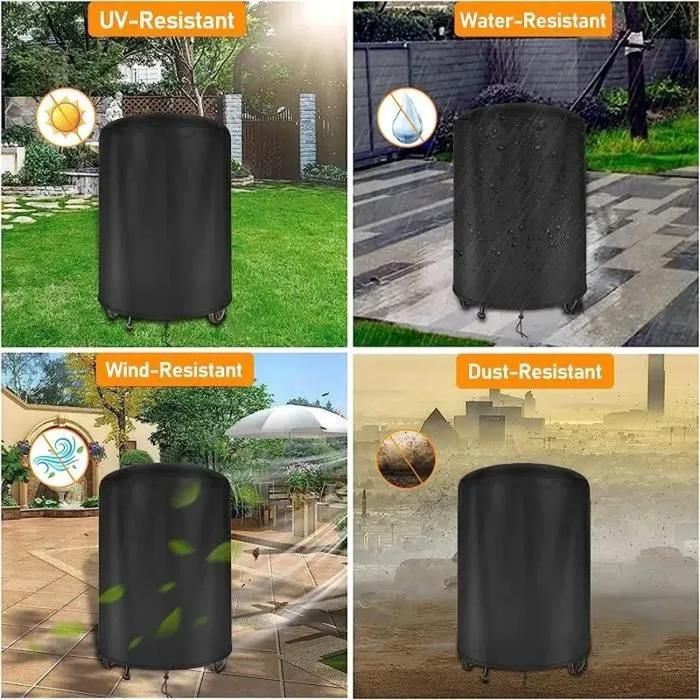Housse de barbecue - Weber - Rond - Imperméable - Oxford 210D - 61x70cm ...