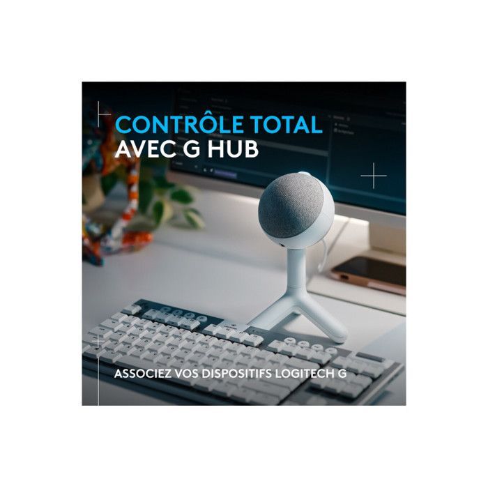 Microphone - Filaire - Logitech G - Yeti Orb - Compatible PC et MAC ...