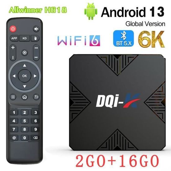 Android TV box Boitier iptv X98H Lecteur Multimdia de Diffusion en ...