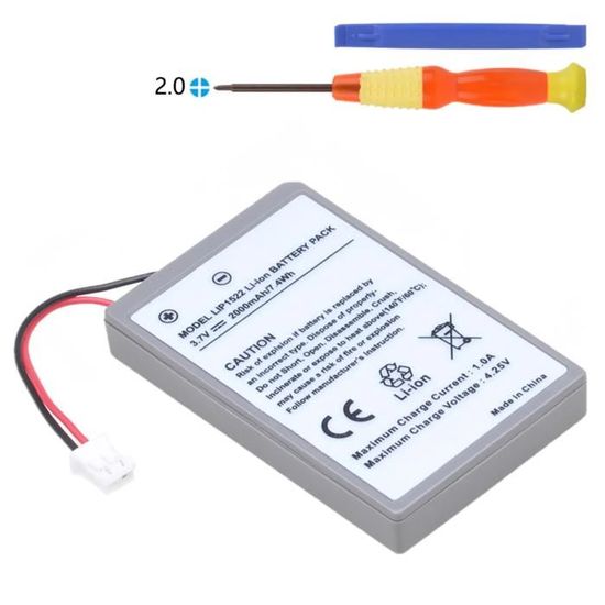Batterie 1x - 2000mAh LIP1522 Batterie pour Sony PS4 Gamepad CUH-ZCT1E ...