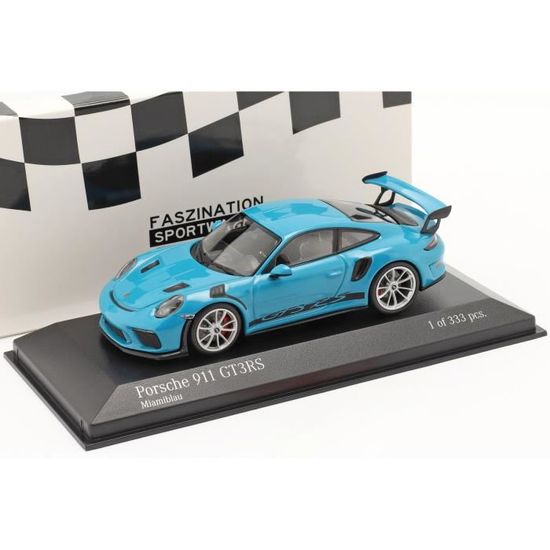 Voiture miniature PORSCHE 911 991 II GT3 RS MIAMI BLUE MINICHAMPS 1:43 - Cdiscount Jeux - Jouets