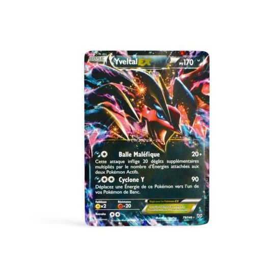 Carte Pokémon Yveltal EX 170 PV 79-146 XY NEUF FR - Cdiscount Jeux - Jouets