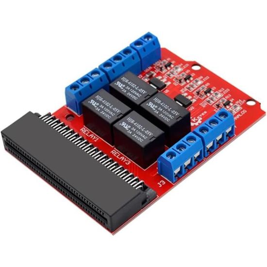 Microbit Module Relais 4 Canaux Bouclier 5V High Trigger Programmation ...