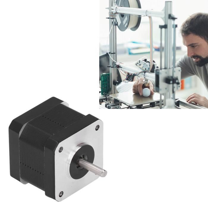 Moteur pas à pas d'imprimante 3D Moteur pas à pas pour imprimante 3D 42 étapes 0,42 N.m 2 phases ...