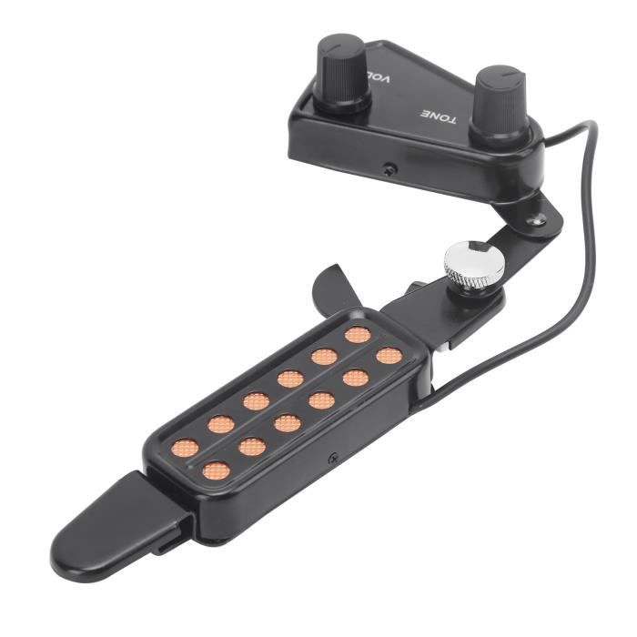 Akozon Micro guitare acoustique Micro guitare 12 transducteur ...
