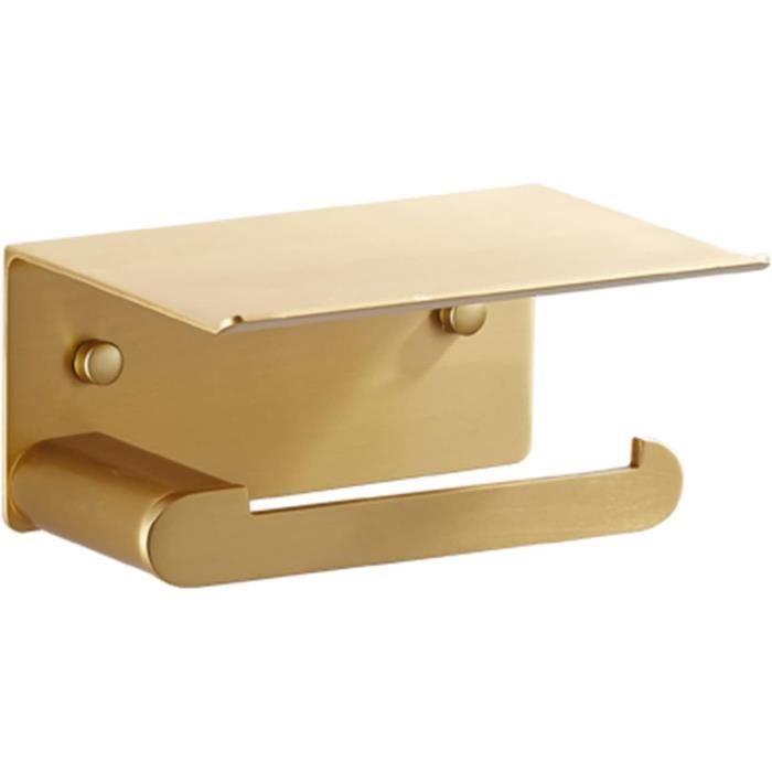 Dcfv Porte-Papier Hygiénique Robuste Avec Étagère Téléphonique, Alliage ...