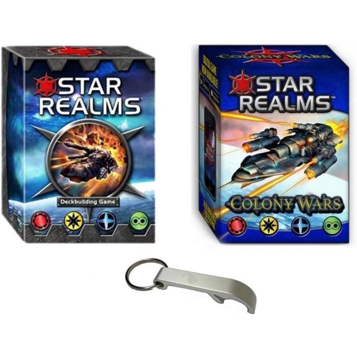 Jeu de carte - Star Realms - Base + Colony Wars - 2 joueurs - À partir ...
