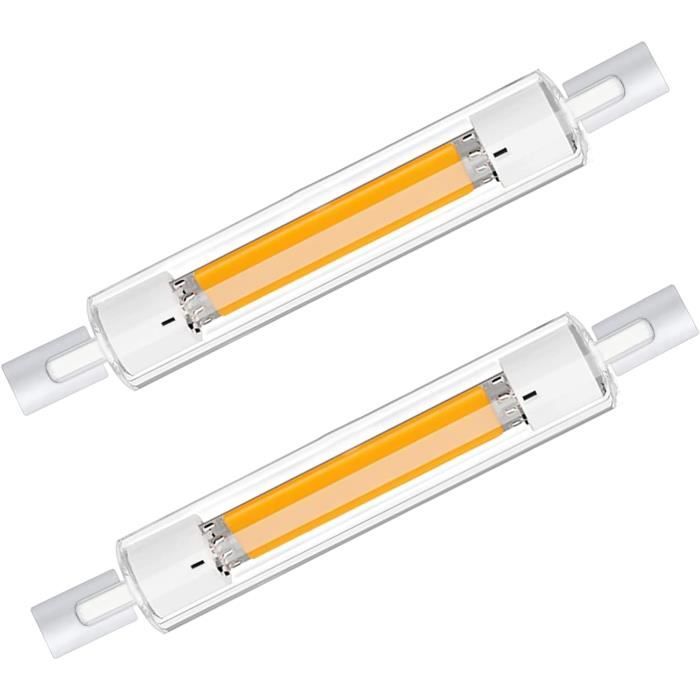 R7S LED 118mm et Sans Scintillement, Ampoule LED R7S 118mm 30W ...