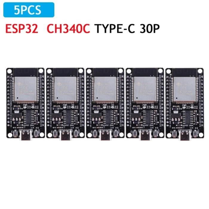 CH340C - Carte de Développement ESP32 WiFi + Bluetooth NodeMCU-32 CH340C CP2102 ESP-32S ESP 32 ...
