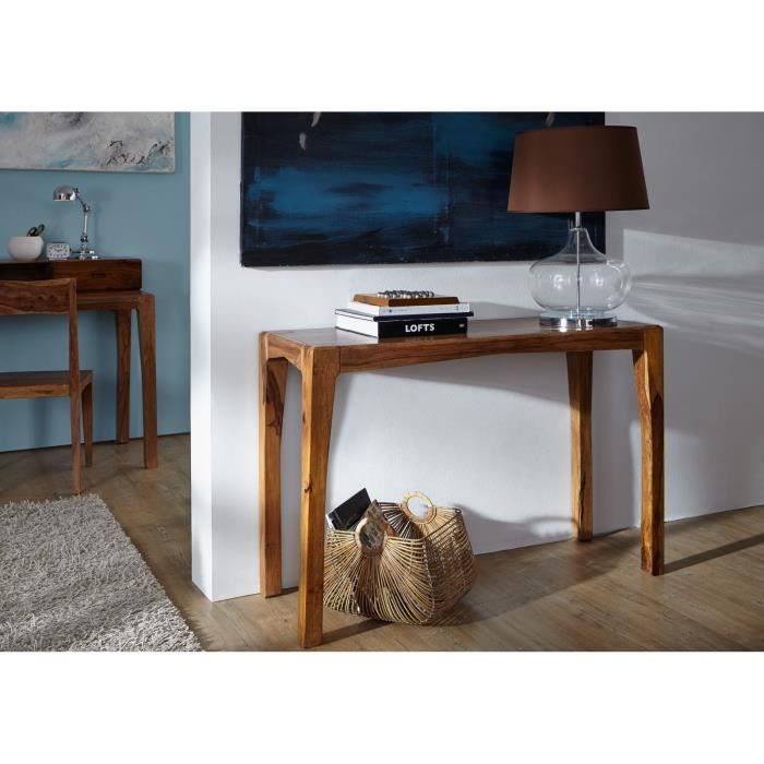 Console - Bois massif de palissandre laqué - ANCONA 103 - Cdiscount Maison