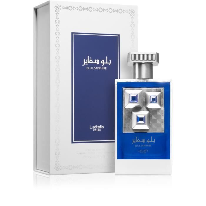 Eau de Parfum - BLEU SAPHIR - Lattafa PRIDE - 100 ML - Notes Orientales ...